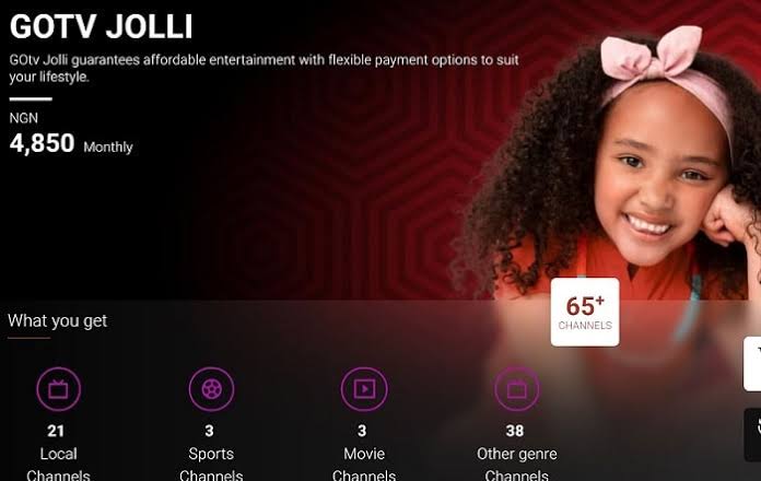 GOtv Jolli Channels List 2025 And Subscription Price - SubBase