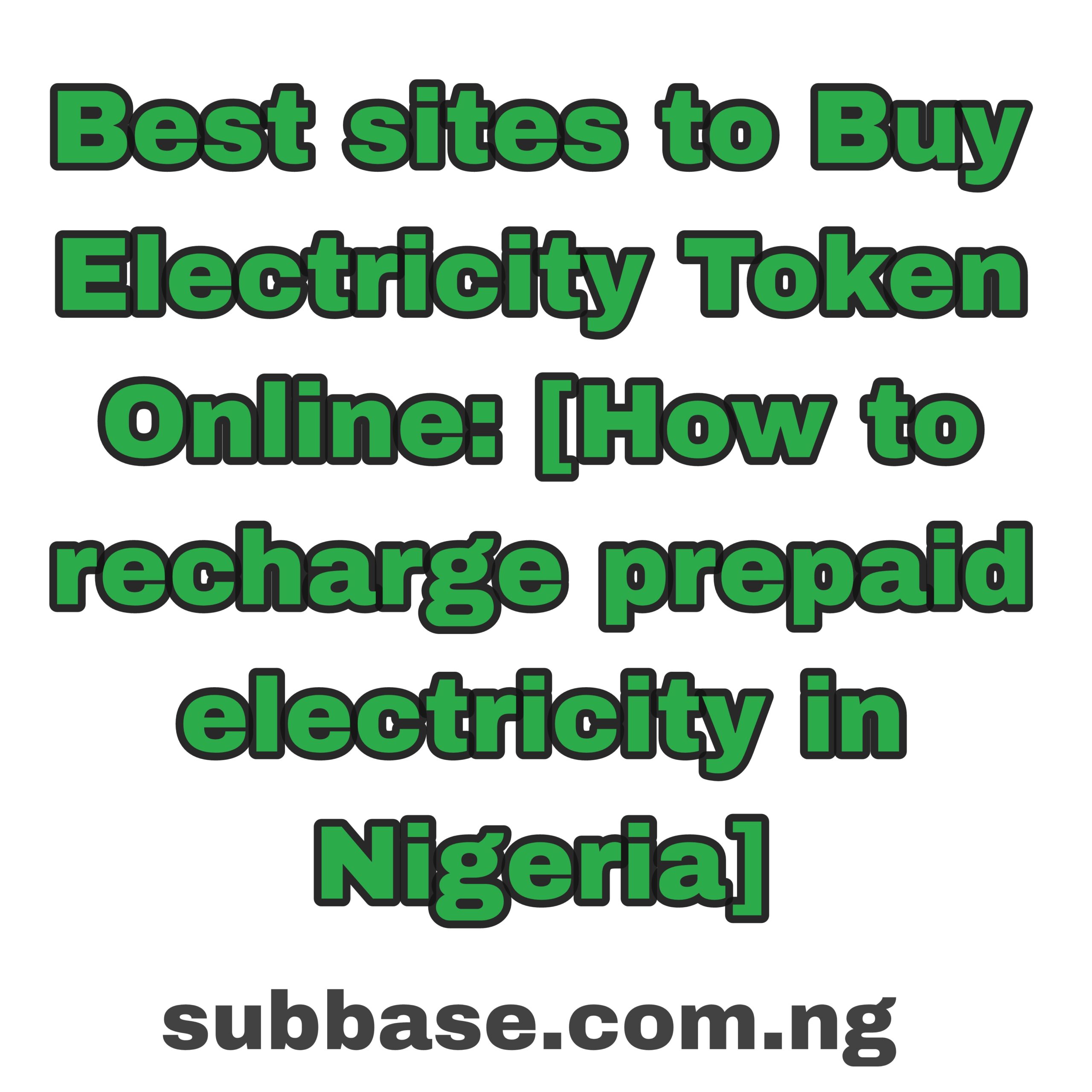 Best sites to Buy Electricity Token Online: [How to recharge prepaid ...